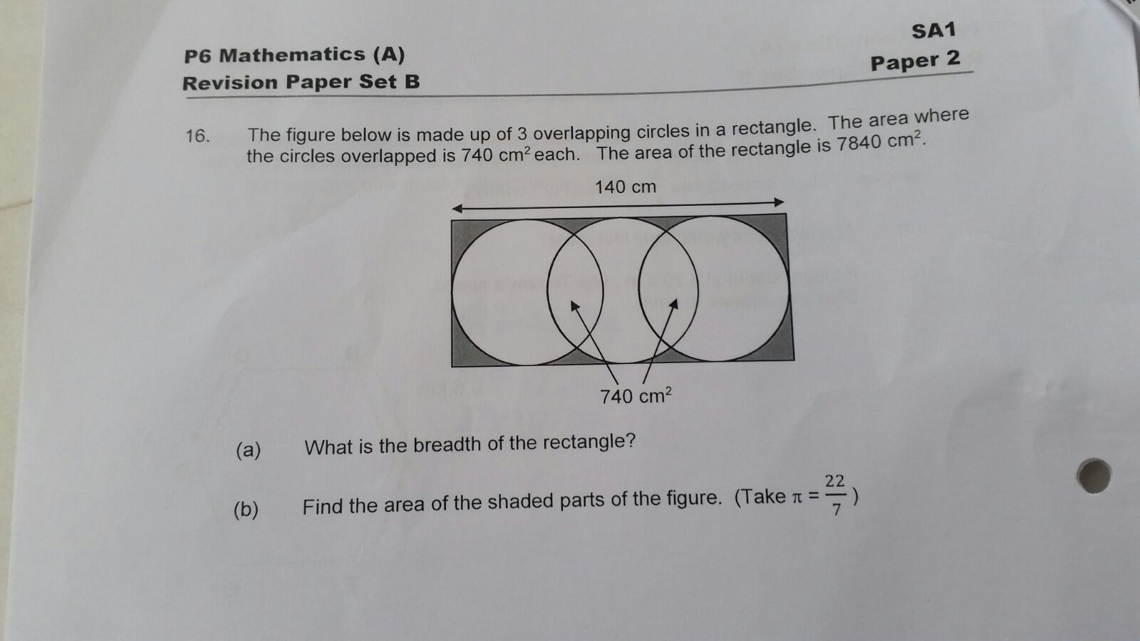Chang's Math blog: P6 speed, circles, fractions, decimal, money (fr Elson)