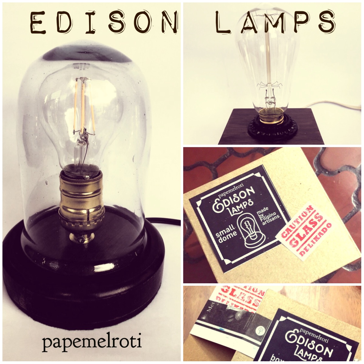 New Product Line! Edison Lamps – papemelroti