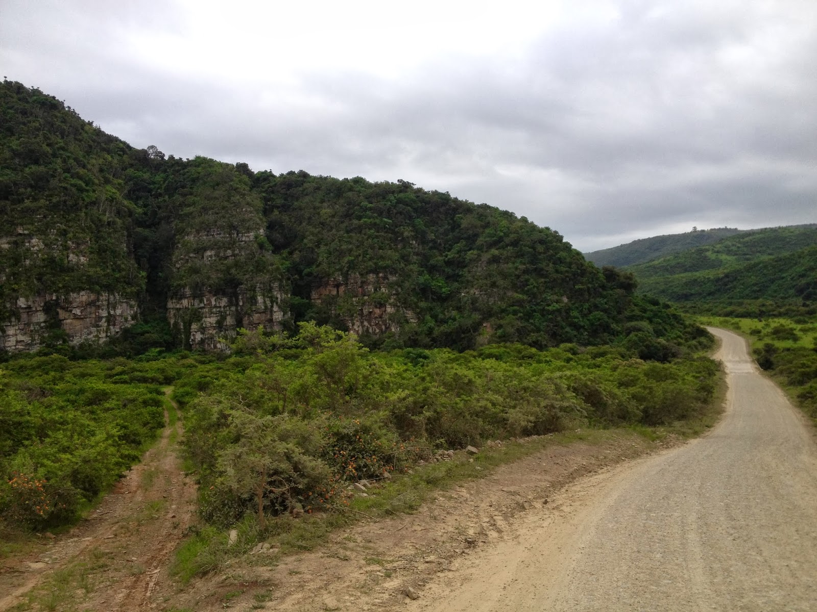 The Ridge Road, from eDutywa to eDwesa, via Nqabarha