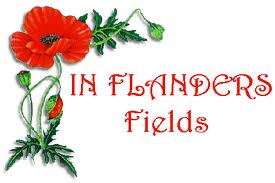 Wordlady: In Flanders fields the poppies...