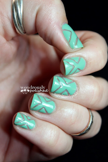 Wondrously Polished: Mint Cutouts