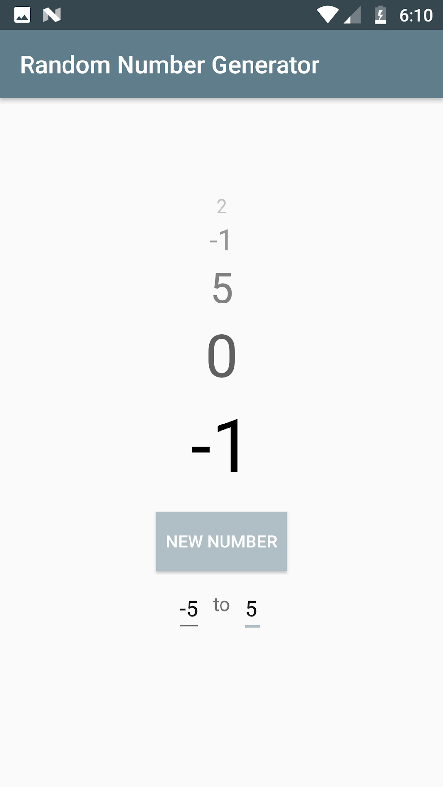 App Release: Random Number Generator