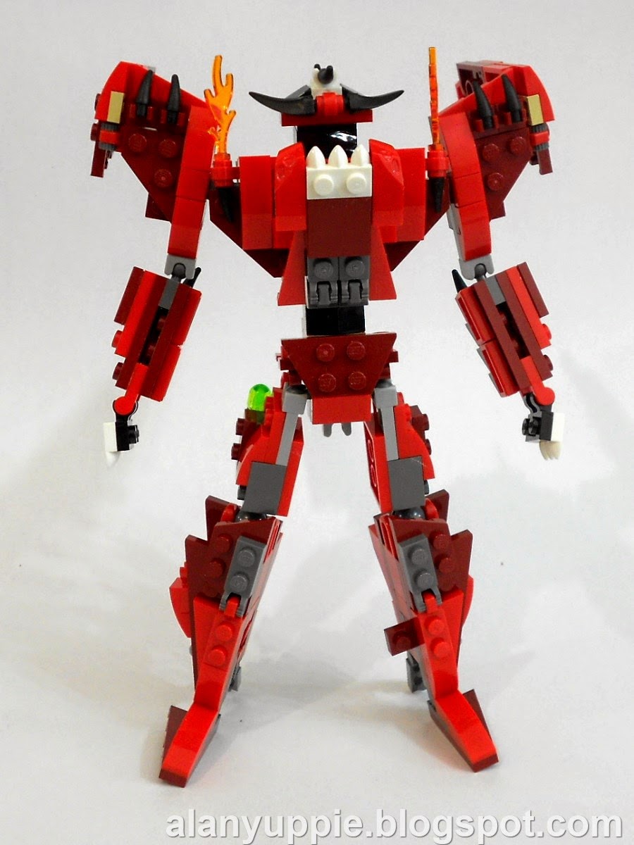 Alanyuppie's LEGO Transformers: LEGO 31032 Alternate Mode: Infernus ...