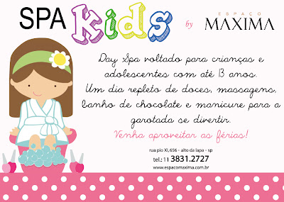 Espaço MAXIMA: SPA KIDS