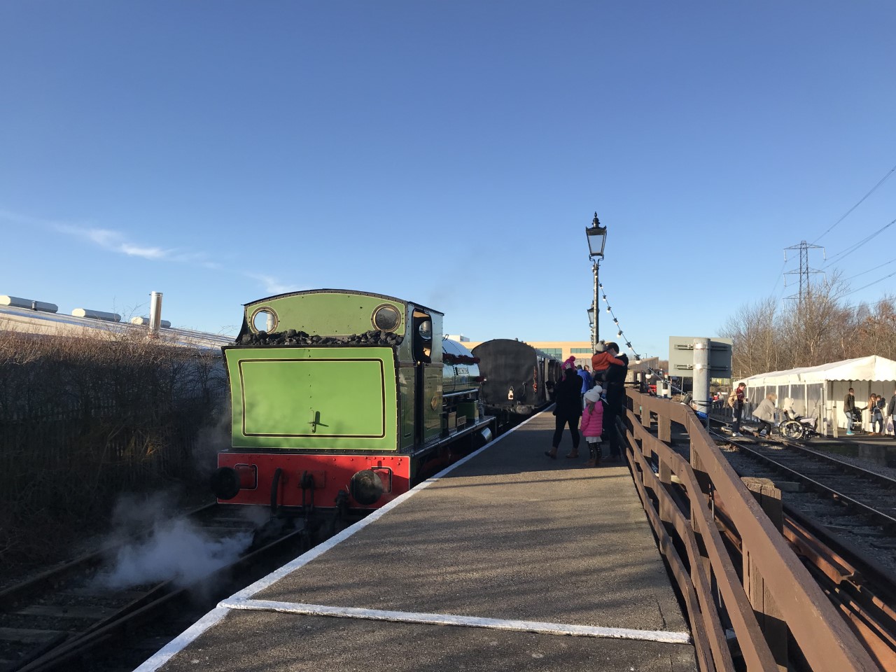 North Tyneside Steam Railway: Ashington No.5 in service today