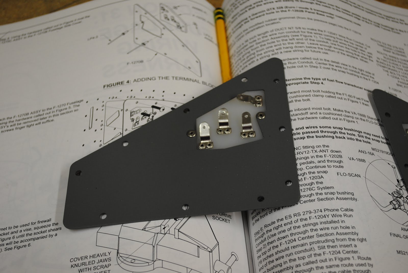 RV-12 Builder in Sandy, UT: Assembled Terminal Block
