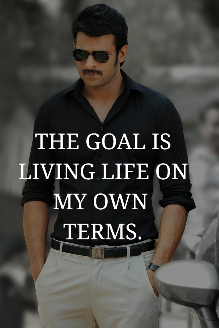 prabhas motivational quotes collection 3 or images or pics or wallpapers.