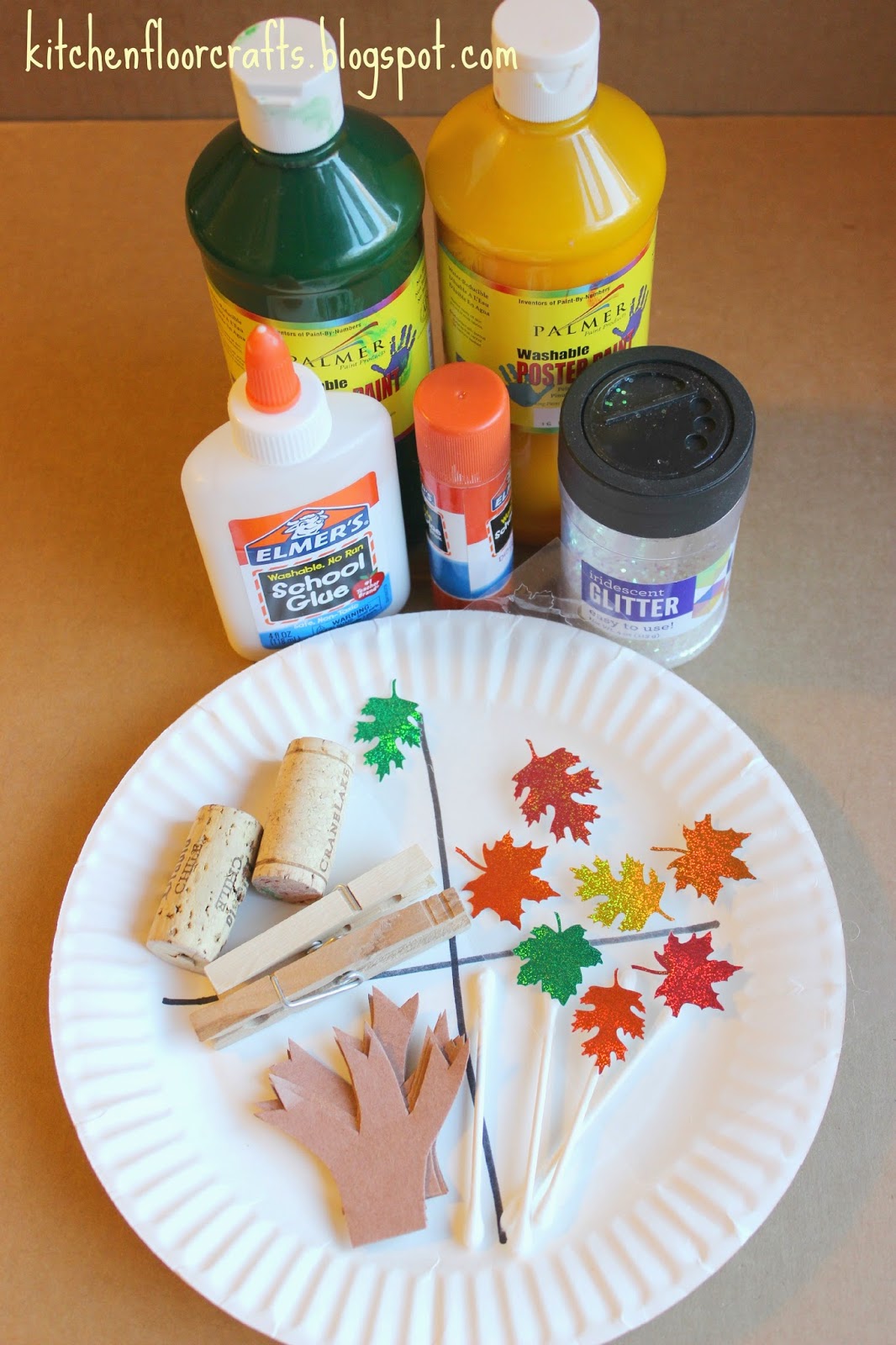 Kitchen Floor Crafts: Four Seasons Wheel