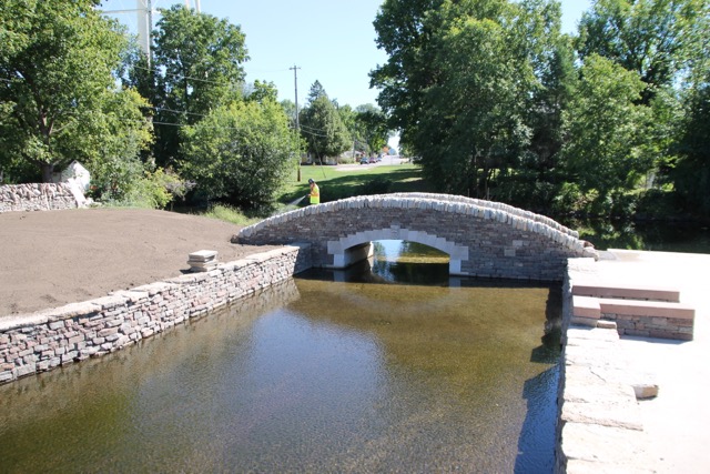 Cottage Country Reflections: Dry Stone Legacy Bridge in Perth