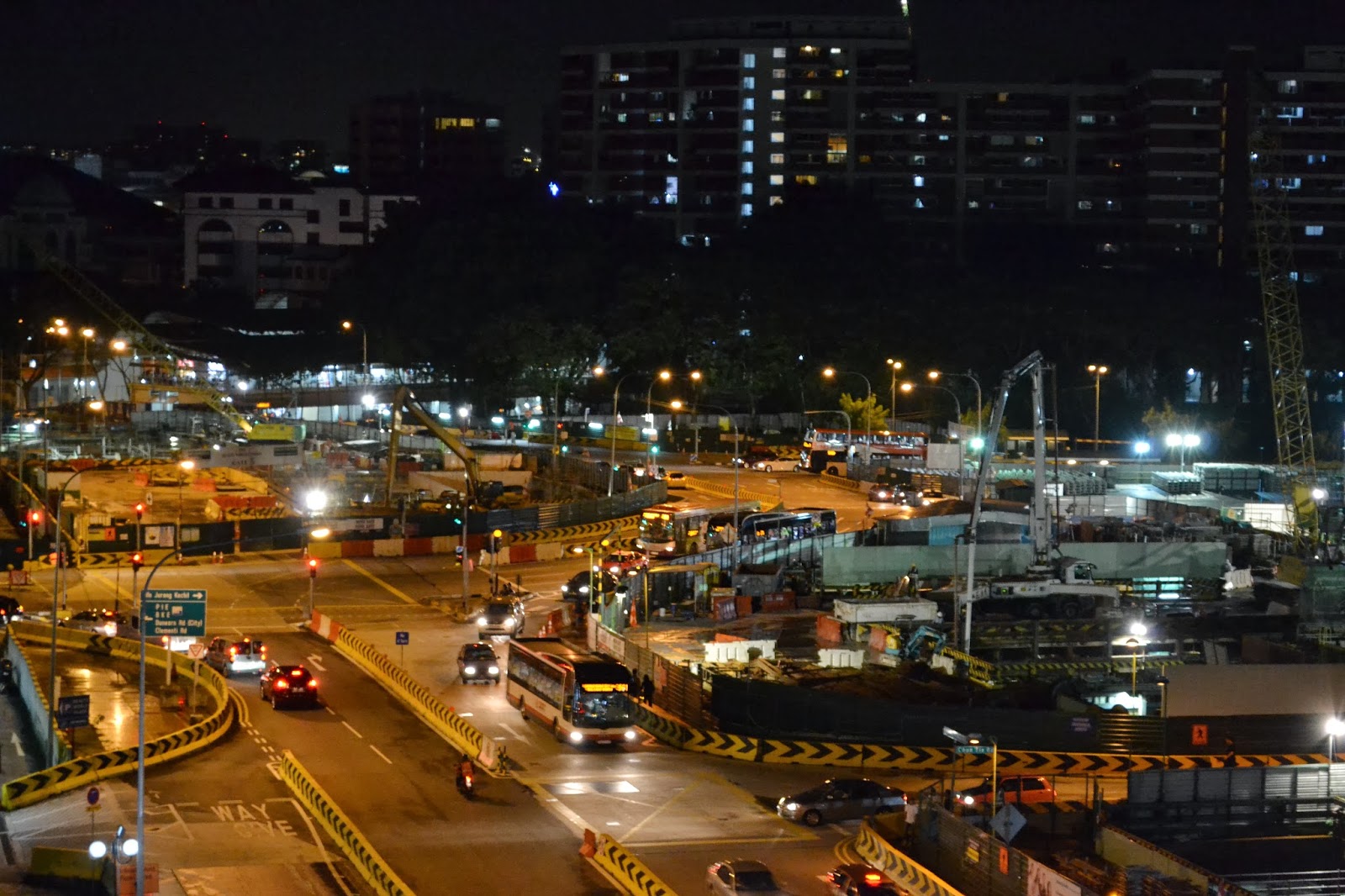 Downtown Line Construction: December 2013