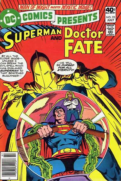 Dave's Comic Heroes Blog: Superman Meets Doctor Fate