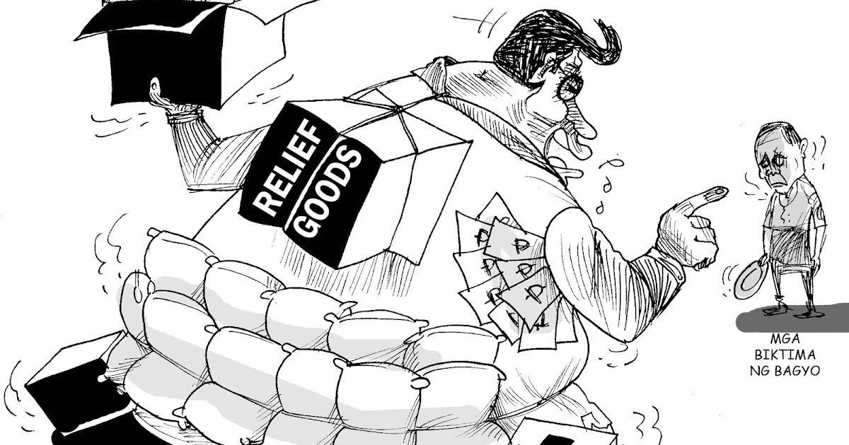 my cartoons and comicstrip: magnanakaw editorial cartoon by bladimer usi