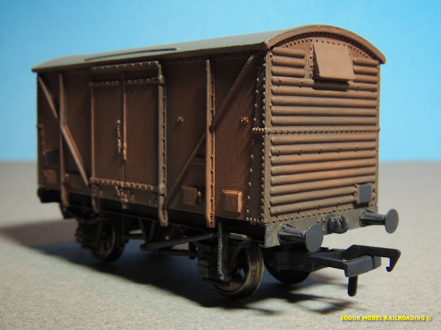 SodorModelRailroading: Fish Van #2: 12 Ton Plywood Vans