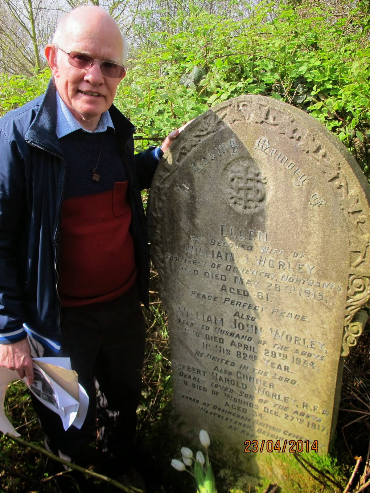 Herbert Harold Worley from York died in World War 1: Frank Woodhouse