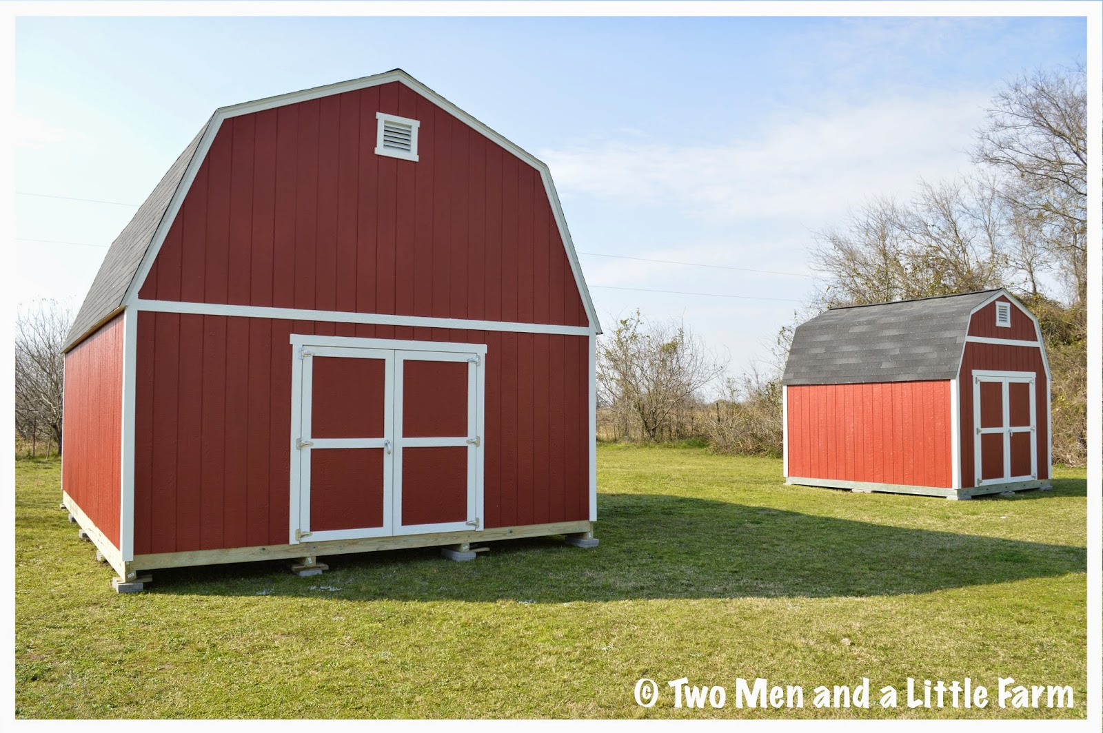 Two Men and a Little Farm: WE HAVE A BARN PART TWO