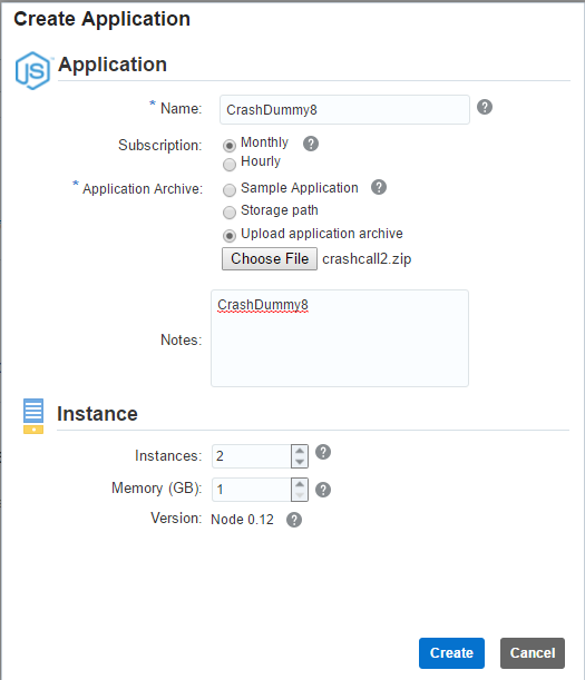 Oracle SOA / Java blog: Application Container Cloud: Node.js hosting with enterprise-grade features