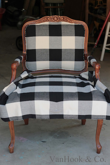 VanHook & Co.: How to Reupholster a Chair part 5