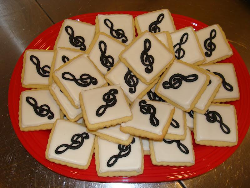 Door County Custom Cakes and Cookies: Music Recital Cookies