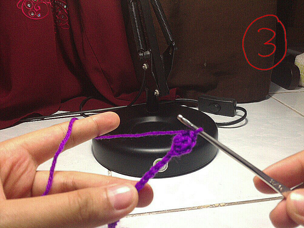 all about crochet n knit: cara mengait handbag