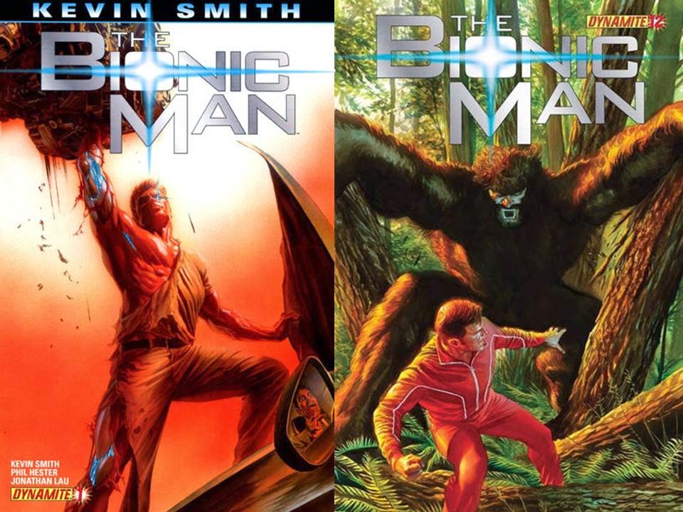 Dave's Comic Heroes Blog: Six Million Dollar Man Bionic Comics