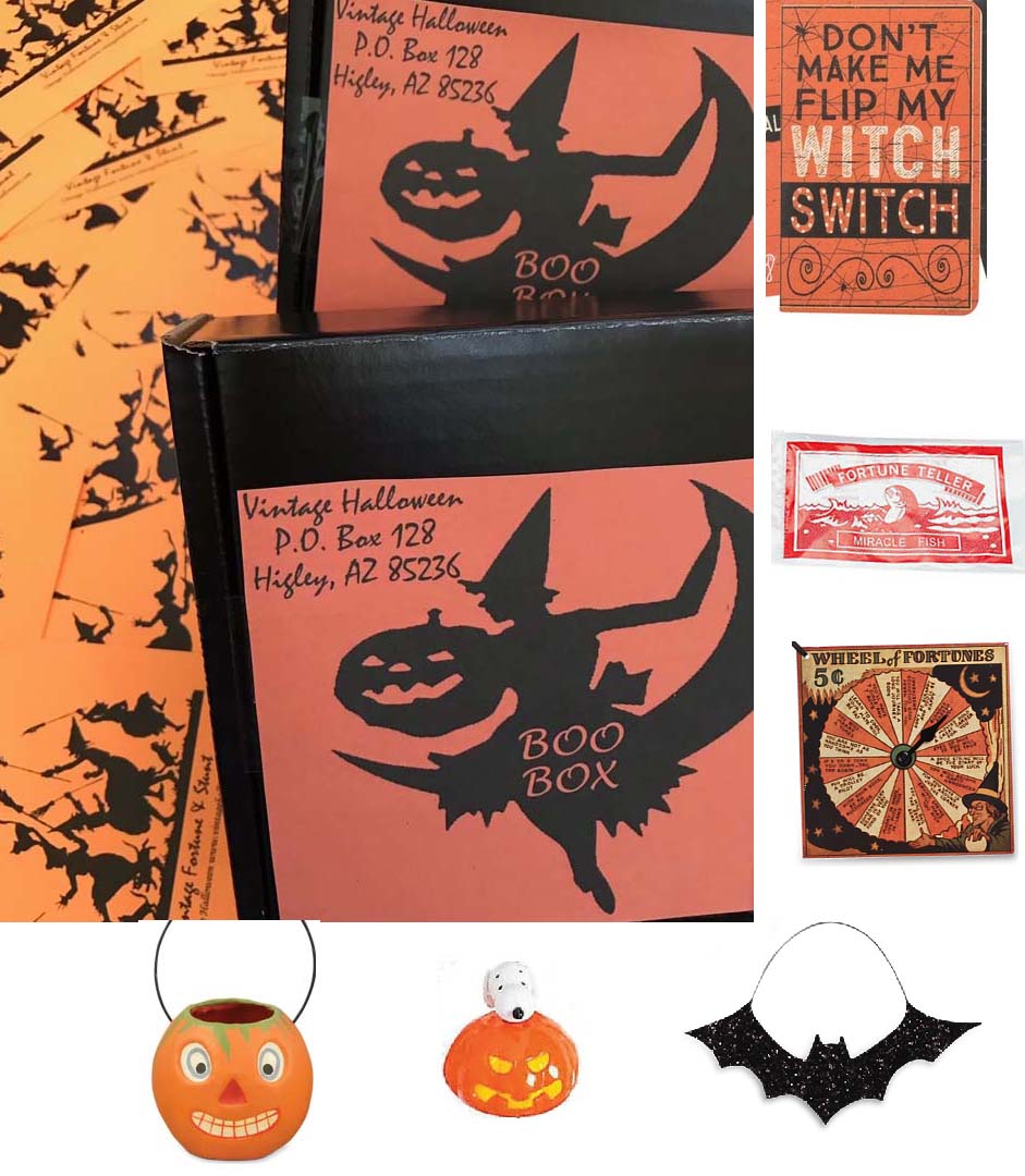 Vintage Halloween Collector: Vintage Style Halloween Boo Boxes Week 6 Box