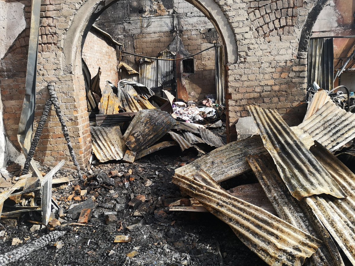 Fire Guts Gulf Complex In Harare