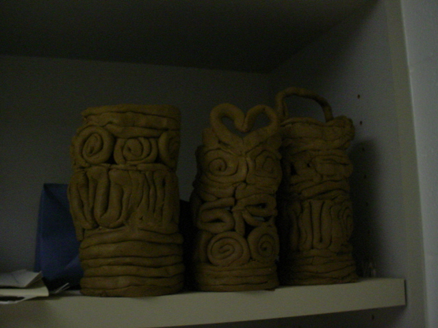 Mrs. Knight's Smartest Artists: 3rd grade coil pots, first load ...