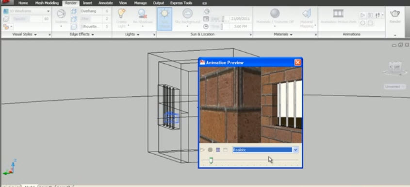 วิธีการทำ Animation Walkthrough จากโปรแกรมAutoCad2010-2013 - Graphic ...