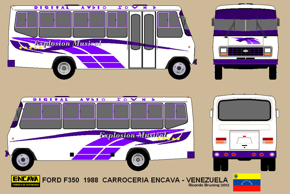 Diseños Autobuses Venezuela: Busetas minimetro Alkon etc...