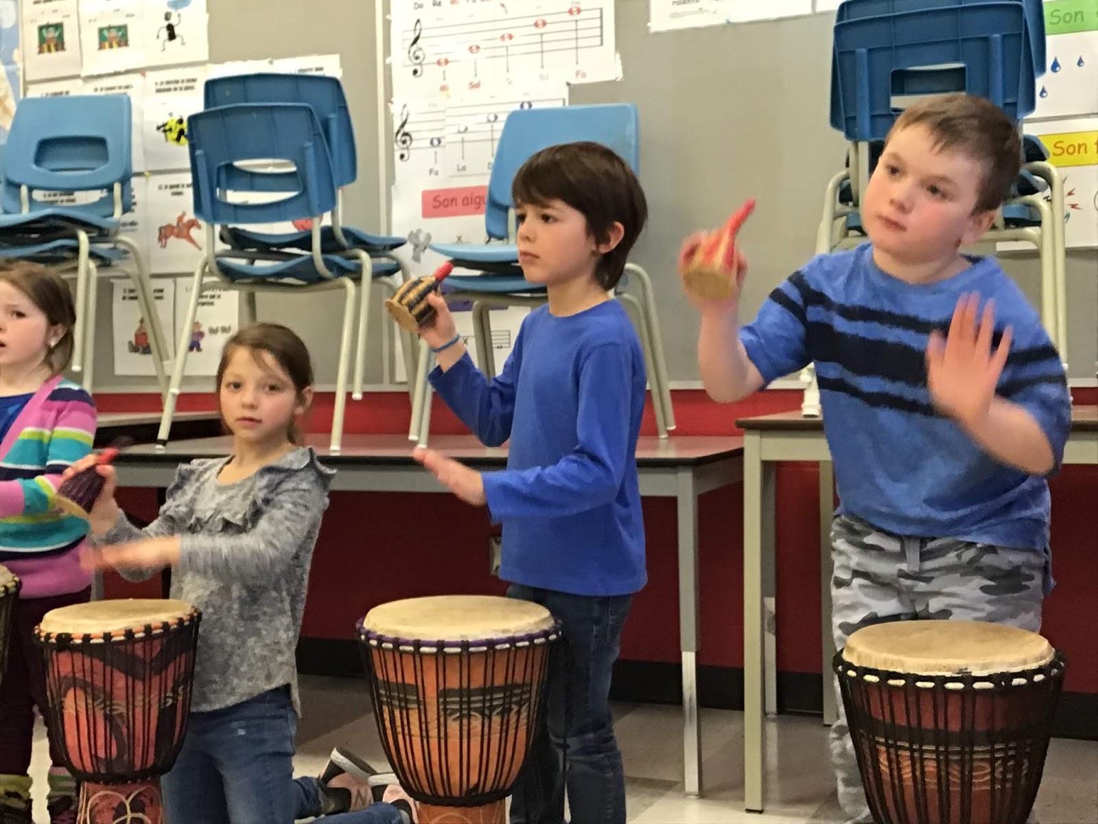 La maternelle de Francesca: Atelier de percussions!