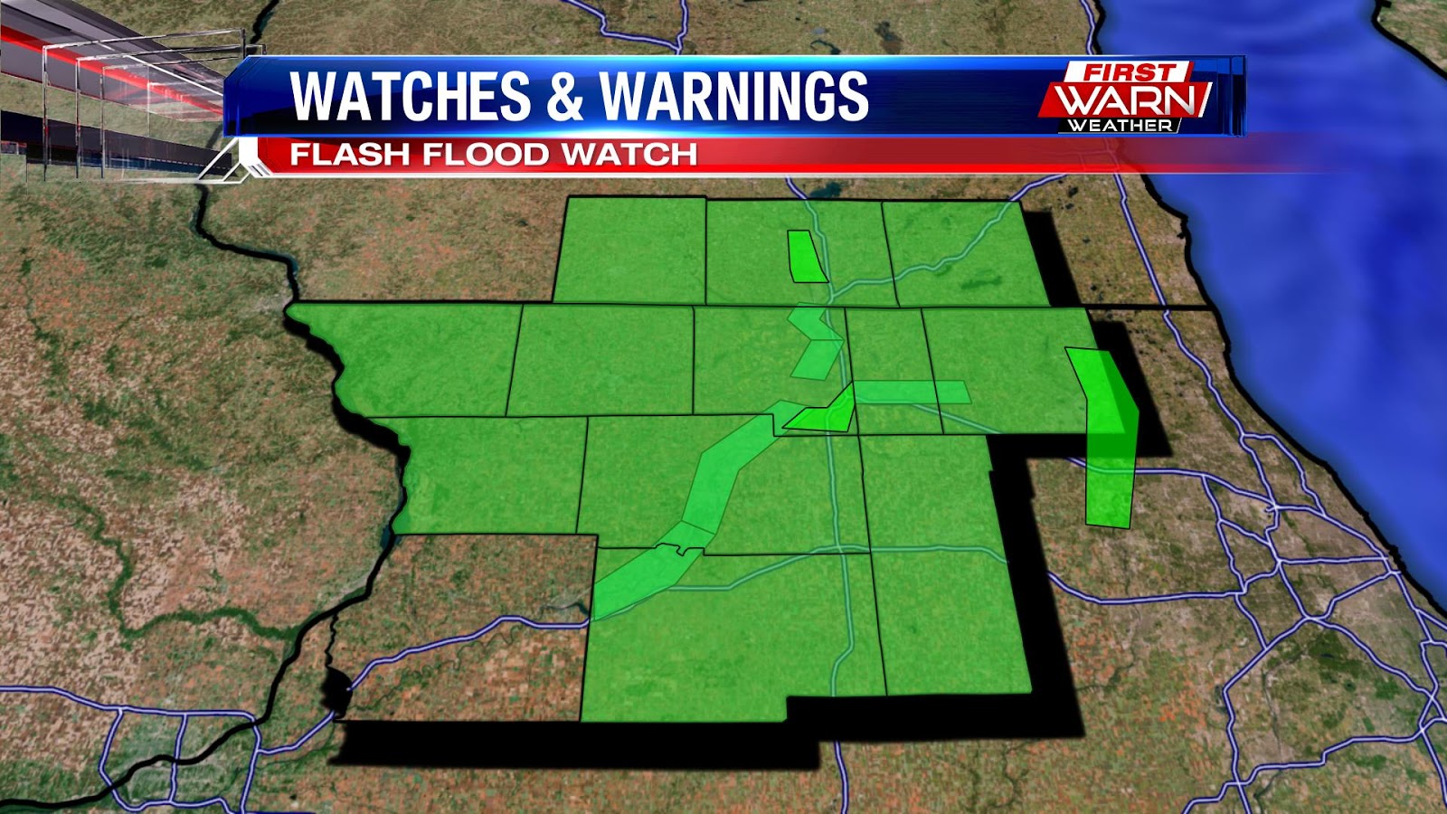 First Warn Weather Team: Flash Flood Watches Issued