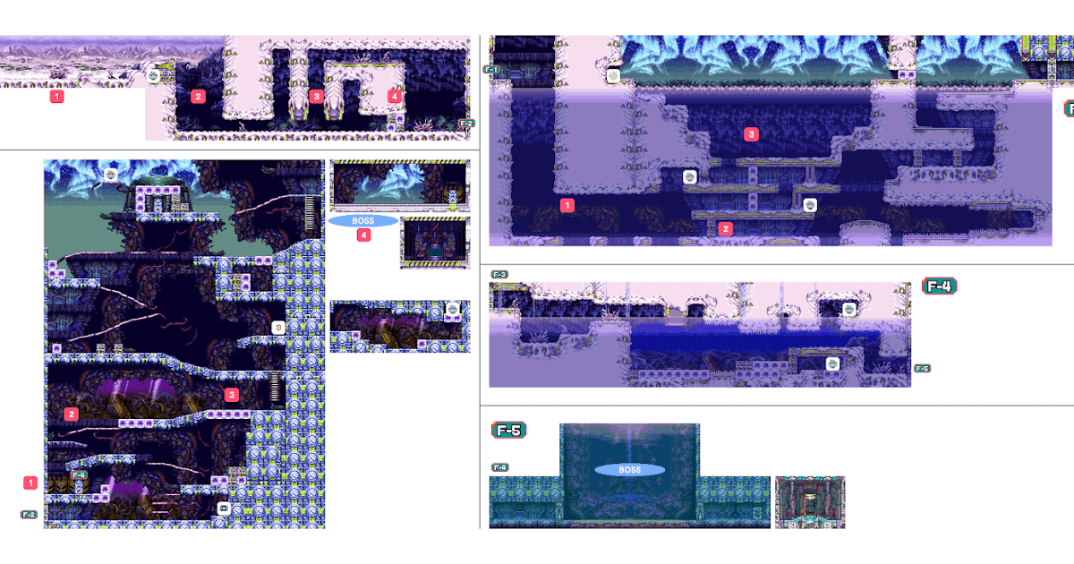 ROCKMAN ZX MAP AREA F - RMMH洛克人回憶之館