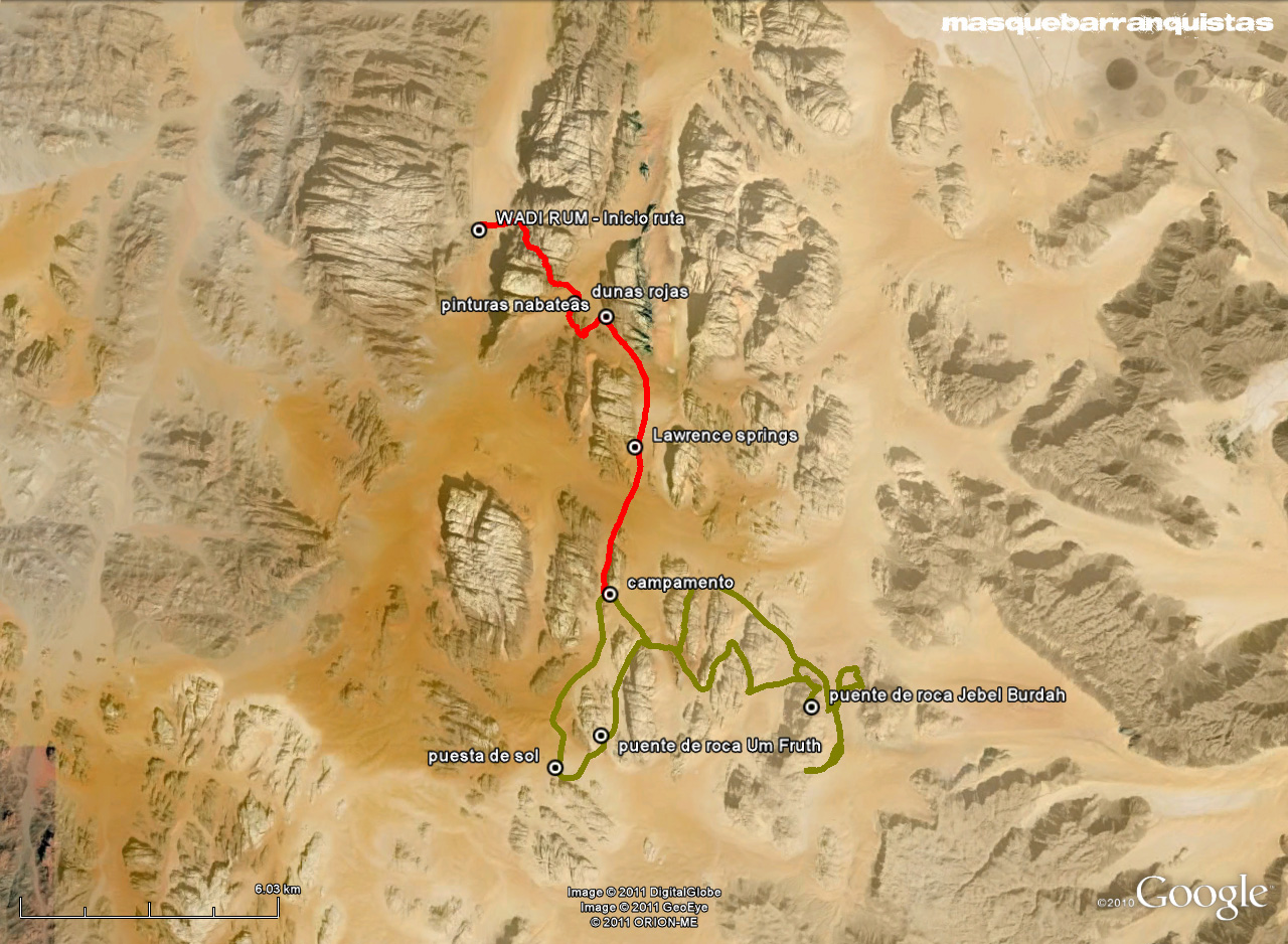 Más que barranquistas: TREKKING POR WADI RUM
