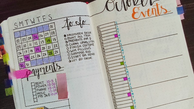 The Handsome Savage: BUJO 101: COLOR CODING