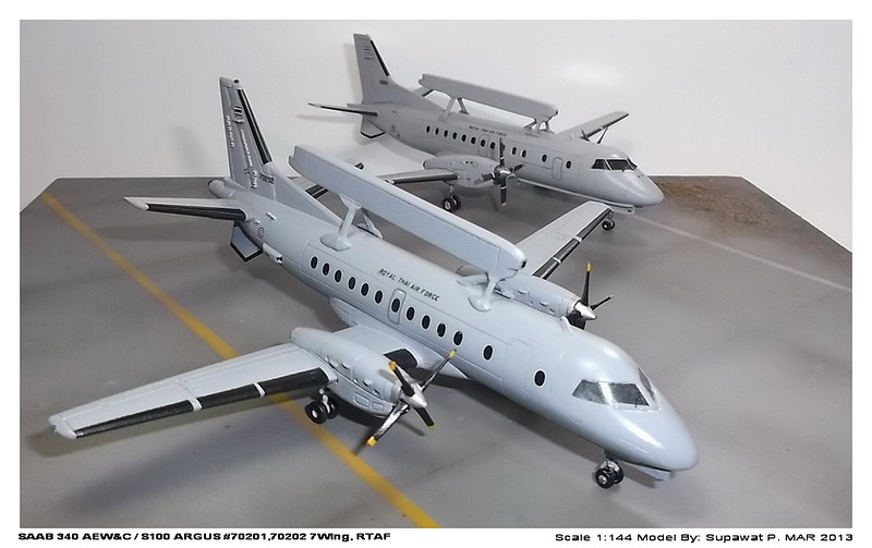 Thailandscale144: COVER PAGE! 1/144 SAAB 340 AEW&C / S100 ARGUS