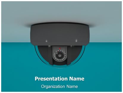 CCTV Camera 3D Animated PowerPoint Template