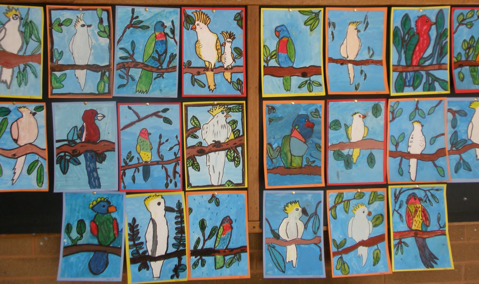 Art with Mrs Baker: Australian Bird Paintings
