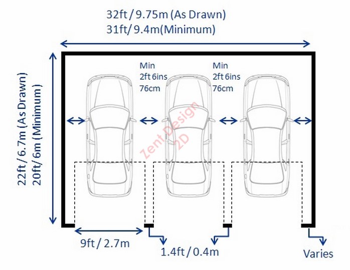 CAR DIMENSION - PDF ~ ZENT DESIGN 2D