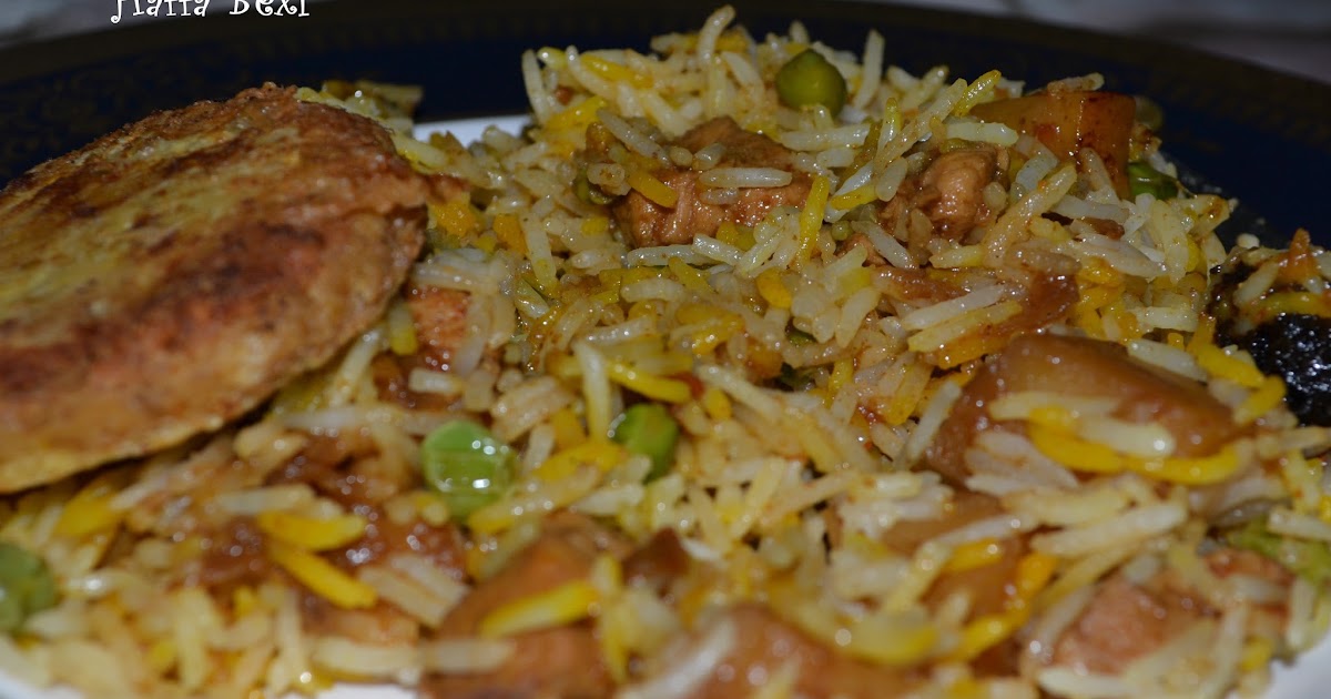 Vegetable biryani (Aalo matar biryani) | Haffa's kitchen adventures