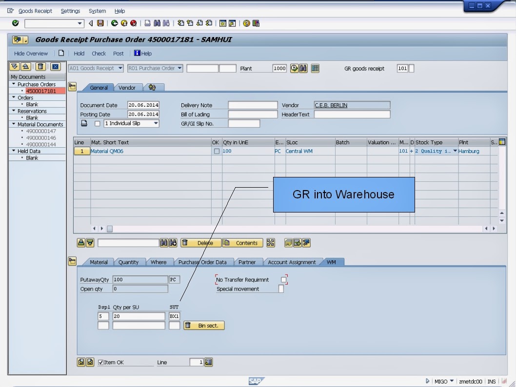 青蛙SAP分享 Froggy's SAP sharing: WMS WM-QM-MM Integration with GR ...