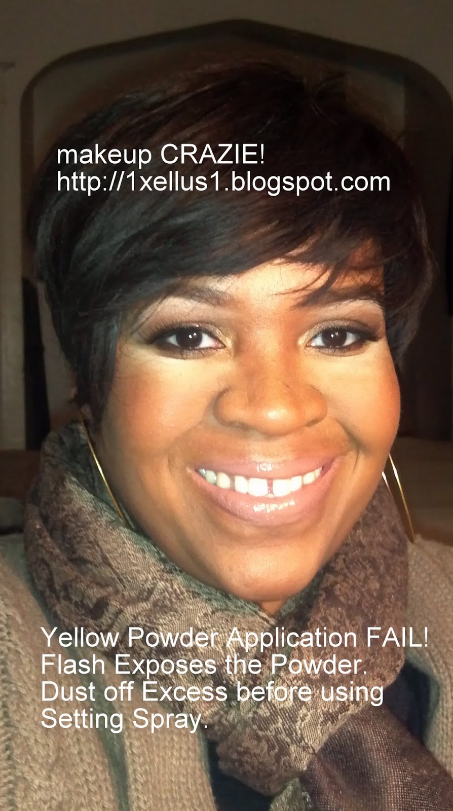 makeup CRAZIE!: Homemade Yellow Setting Powder