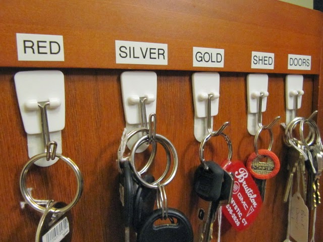 Sew Many Ways...: Car or Home Key Organization...