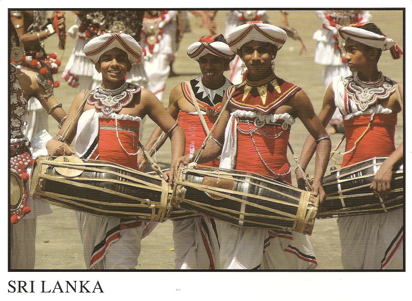 MY POSTCARD-PAGE: SRI LANKA ~Kandyan drummers~