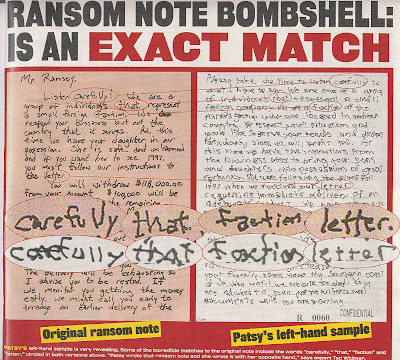 Solving the JonBenet Ramsey Case: Patsy's Left Hand Sample Revisited