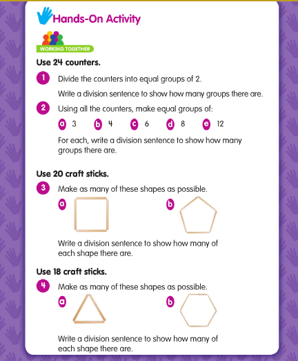 Mrs. Kennedy's Second Grade Super Stars: Hands On Math Activity