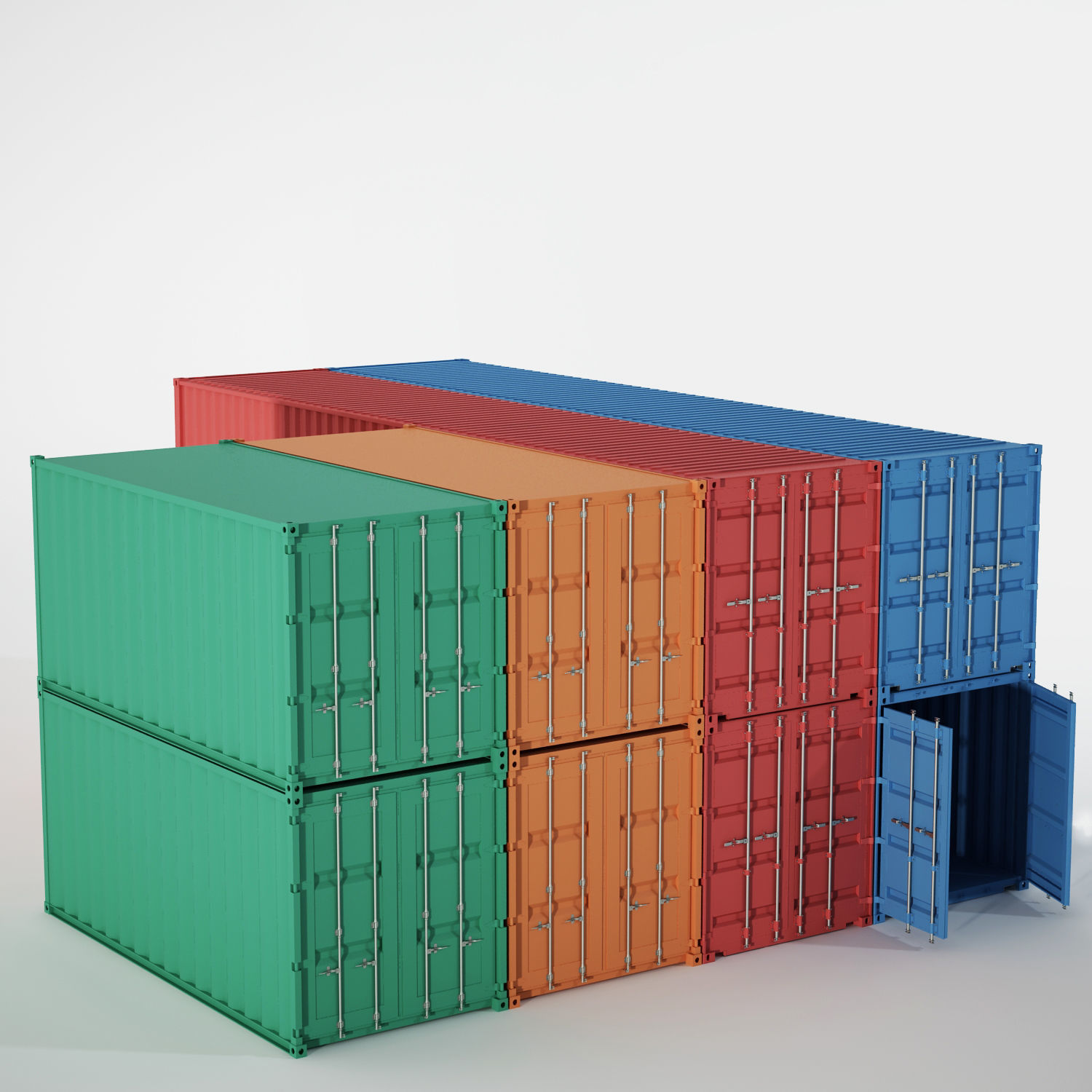 Container 20ft-40ft || Download free 3D models #5040