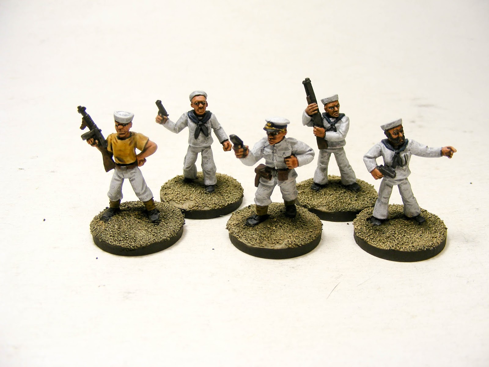 Evil Bob's Miniature Painting: 28mm Commission: Various Pulp Figures