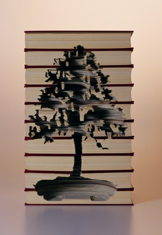 Simply Creative: Book Stack Sculptures by Kylie Stillman