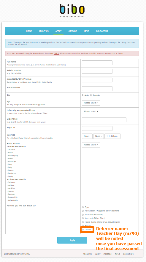 GPT JobsOnline: Pass The Final Assessment for Online English Teacher (Bibo)