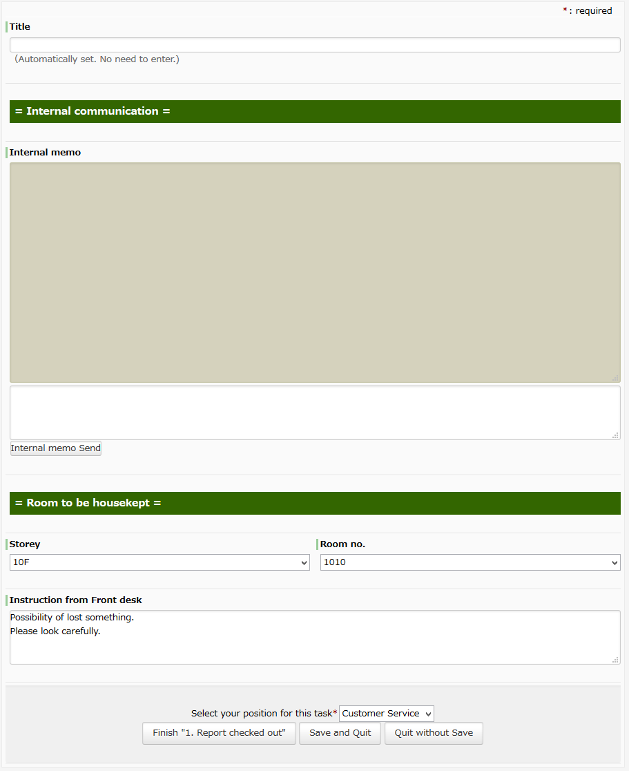 Workflow Sample: Episode 568: Business Improvement in Hotel Operation ...